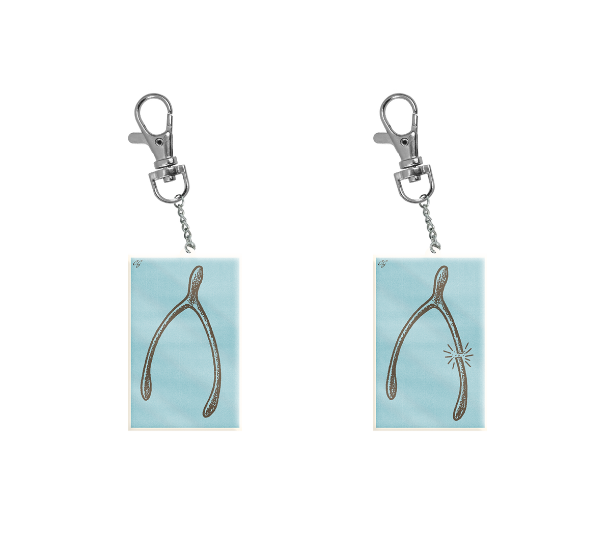 Wishbone Breaking Keychain - Conan Gray